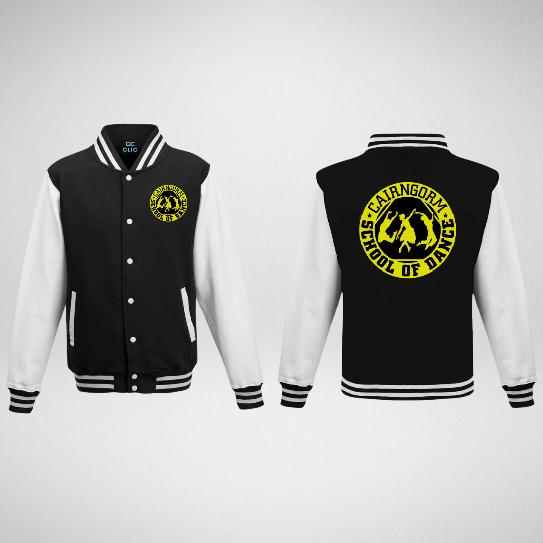 Cairngorm School Of Dance Varsity Jacket – Clic Clothing