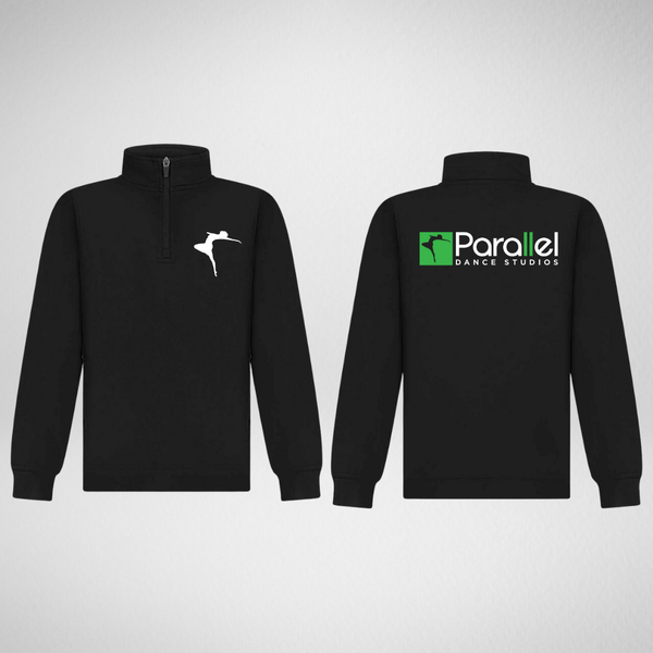 Parallel Dance Studios 1/4 Zip Team Sweatshirt – Clic Clothing