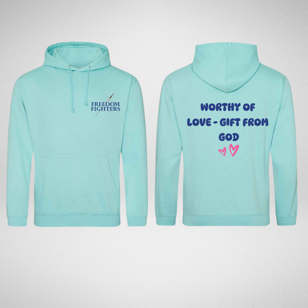 Freedom Fighters Worthy of Love Pullover Hoodie – Clic Clothing